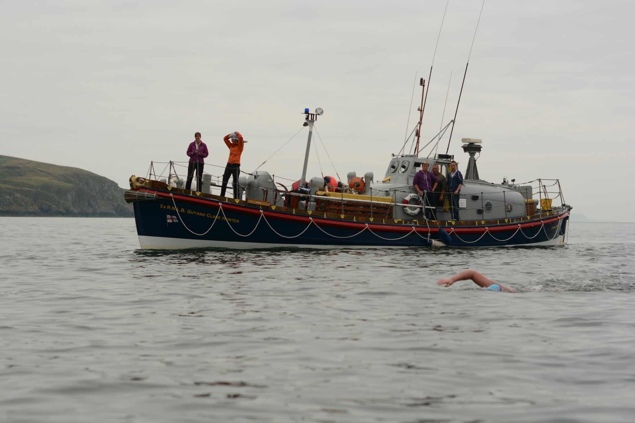 North Channel Swim - Experienced Pilot Boat Skipper - Nelsons Boats